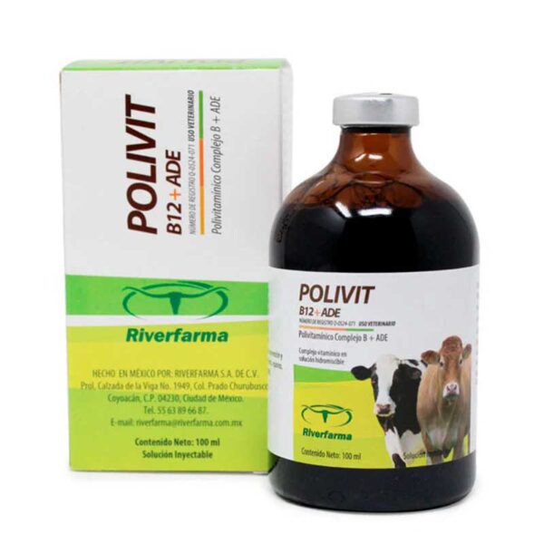 Polivit B12 + ADE 100 ml — Suplemento vitamínico inyectable | Zierra
