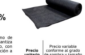 Malla monofilamento Sombra - 90% sombra - Zierra – Tecnología Agrícola ...